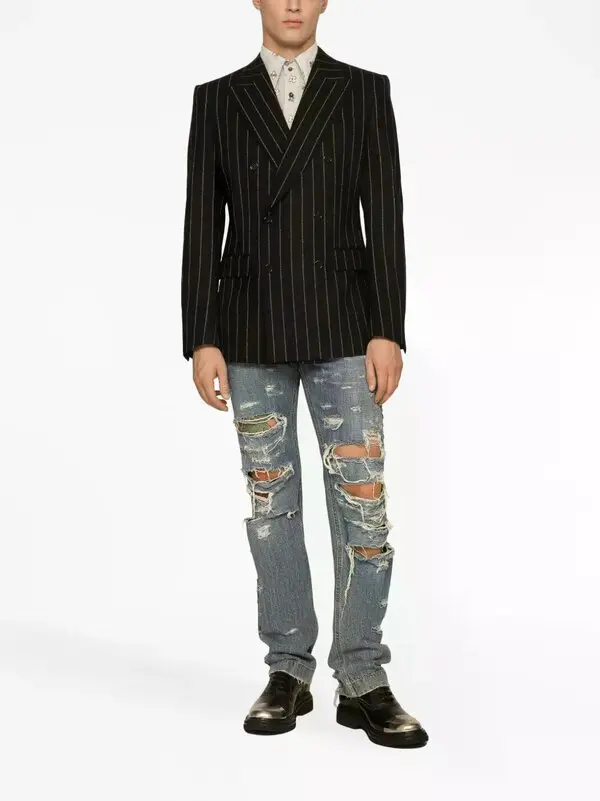 Dolce & Gabbana Pinstripe Double-breasted Blazer
