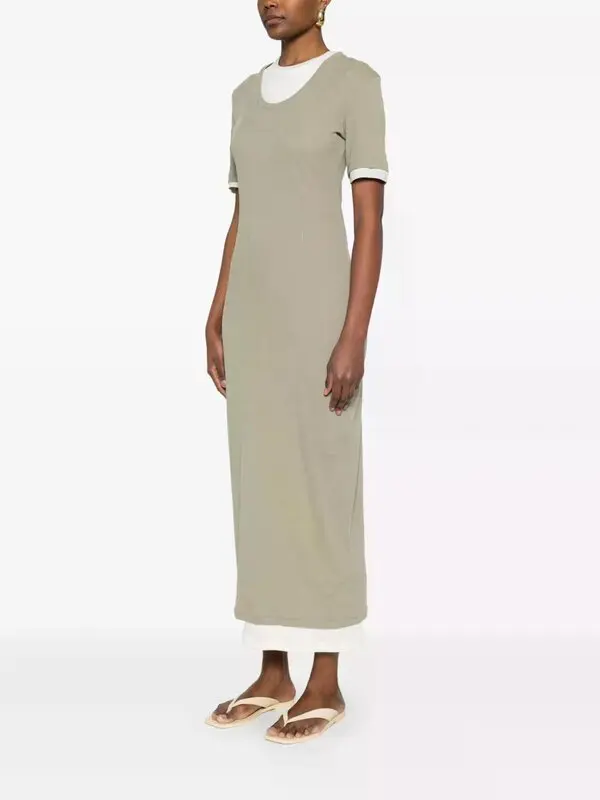 JIL SANDER Cotton Midi Dress