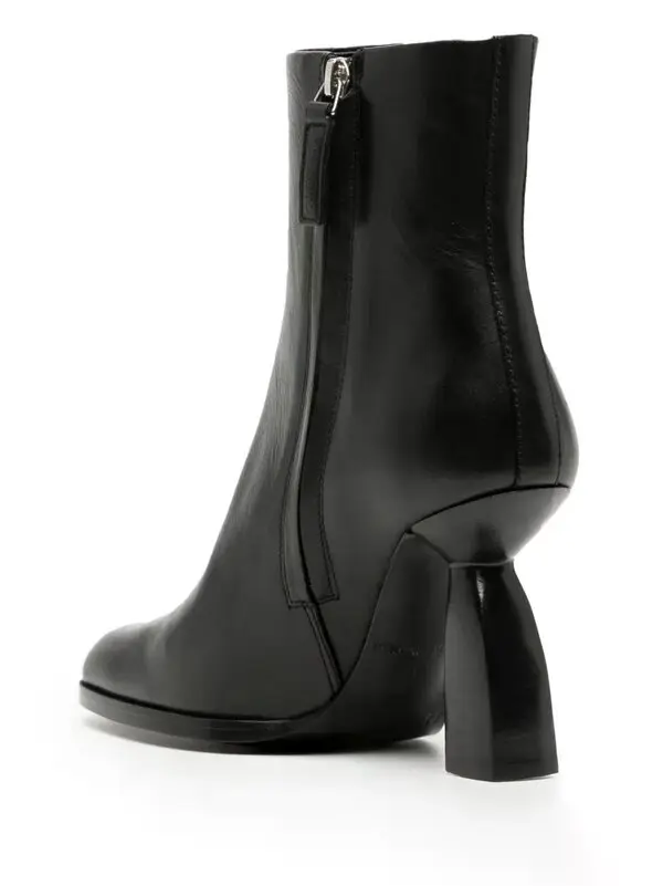 NODALETO Sculpted Heel Ankle Boots