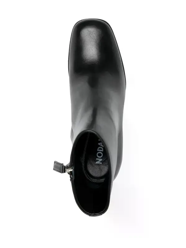 NODALETO Sculpted Heel Ankle Boots