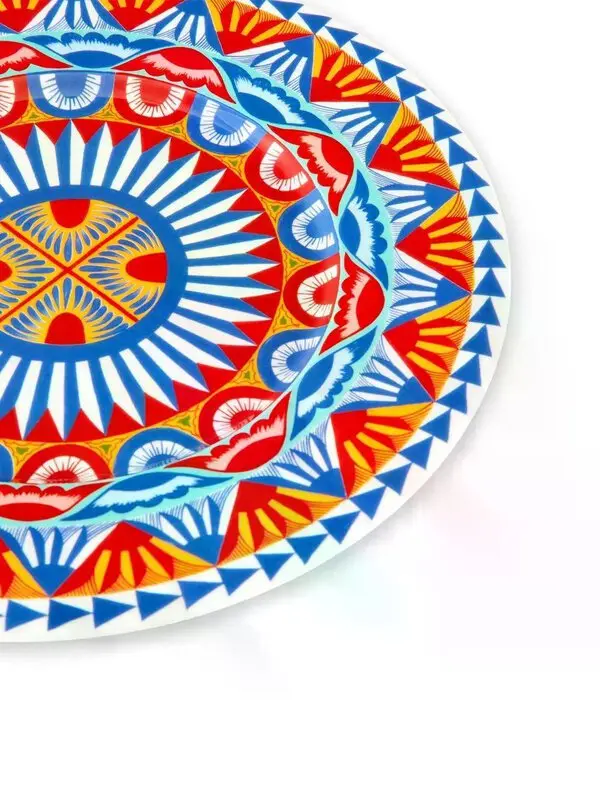 Dolce & Gabbana 2 Piece Fine Porcelain Dinner Plate Set
