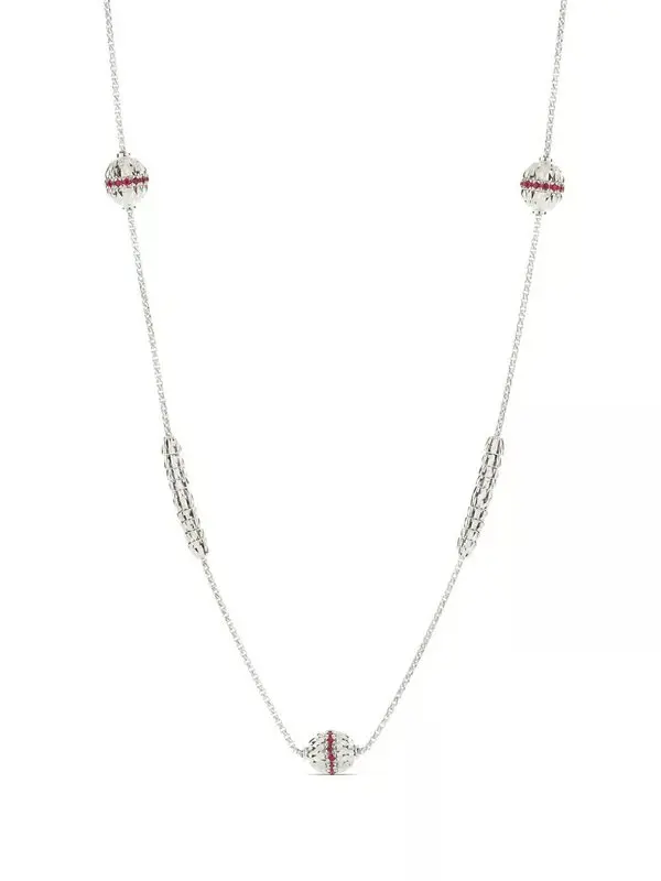 OFFICINA BERNARDI 18kt White Gold Ophidia Ruby Necklace