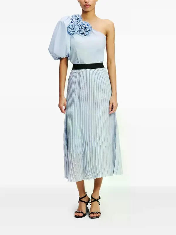 Karl Lagerfeld Pleated Midi Skirt