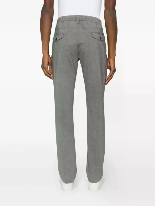Eleventy Pressed-crease Trousers - Grey