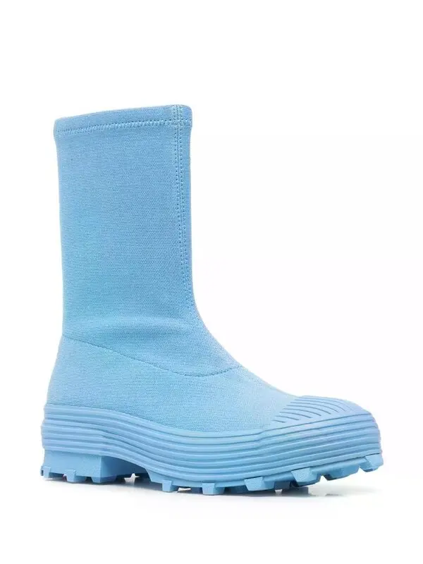 Camper Mid-calf Rubber Lug Sole Boots