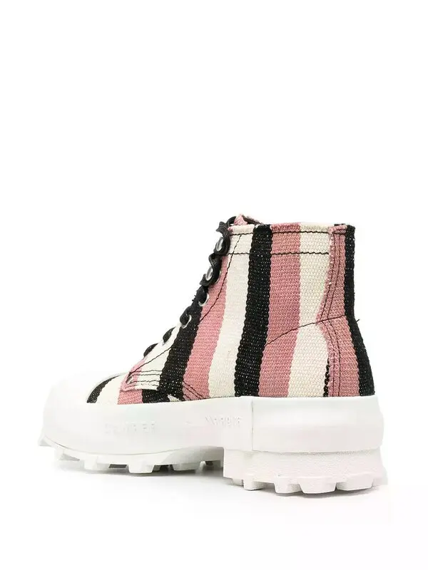 Camper Traktori Striped Ankle Boots