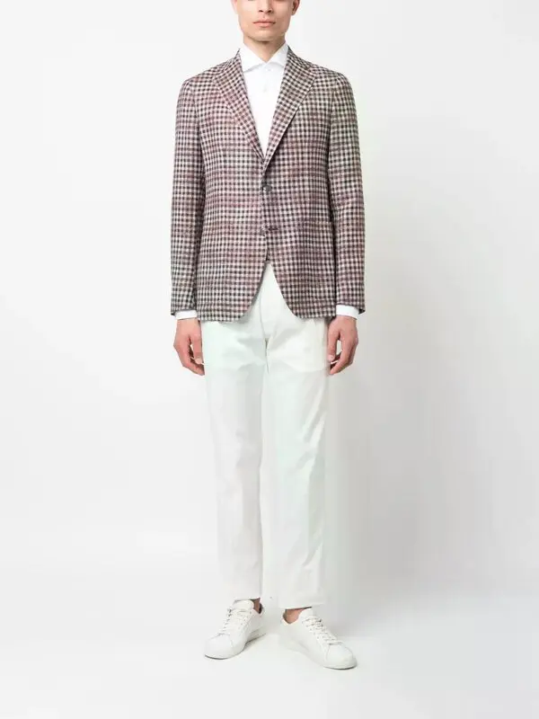 BARBA NAPOLI Spread-collar Cotton Shirt - White