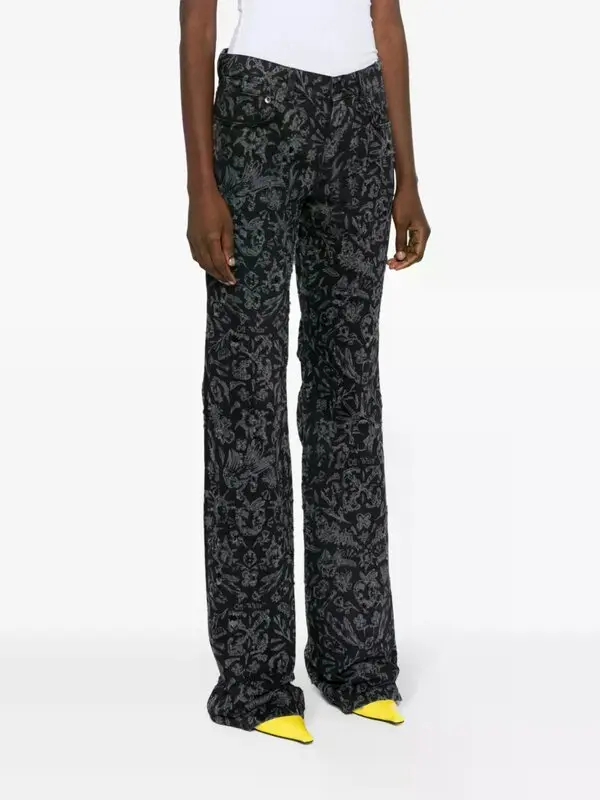 Off-White Tattoo Straight-leg Jeans