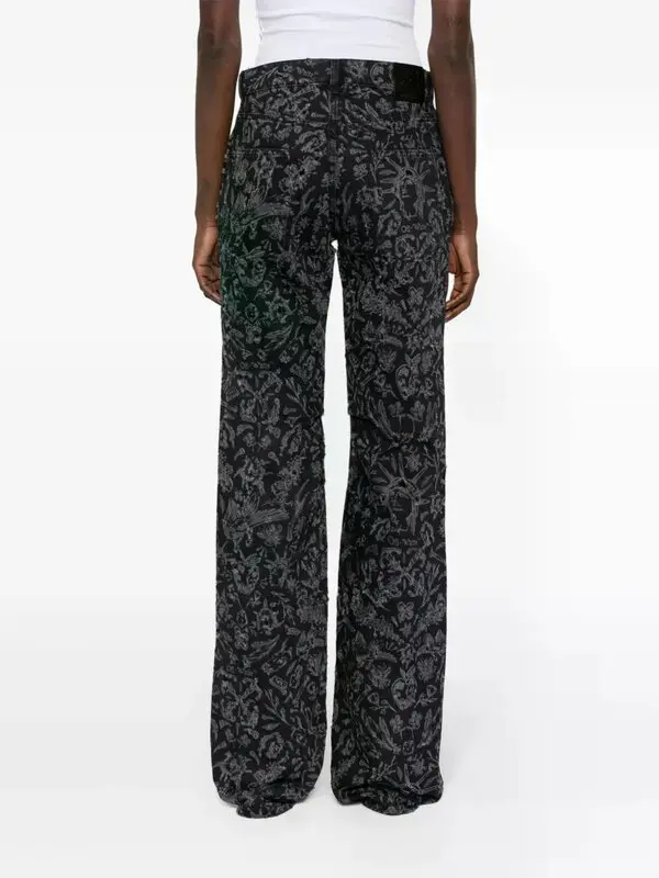 Off-White Tattoo Straight-leg Jeans