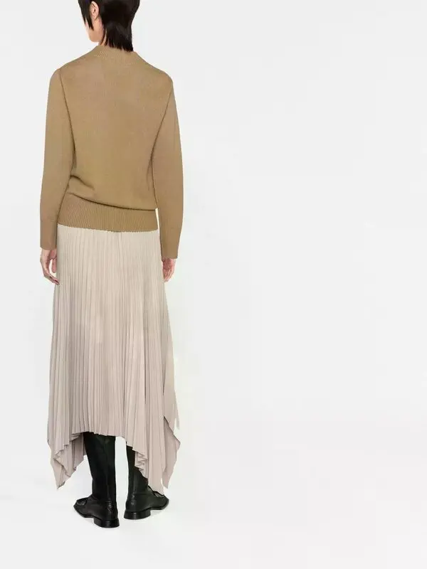 Vince V-neck Draped-sleeve Jumper