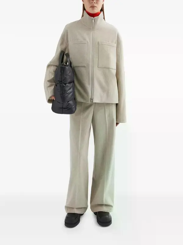 JIL SANDER Wool Felted Jacket - Neutrals