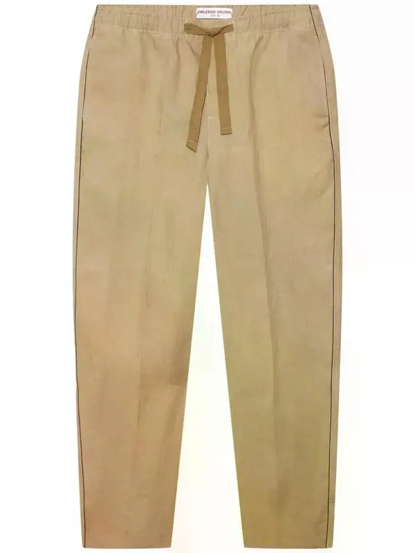 Orlebar Brown Alex Linen Drawstring Trousers