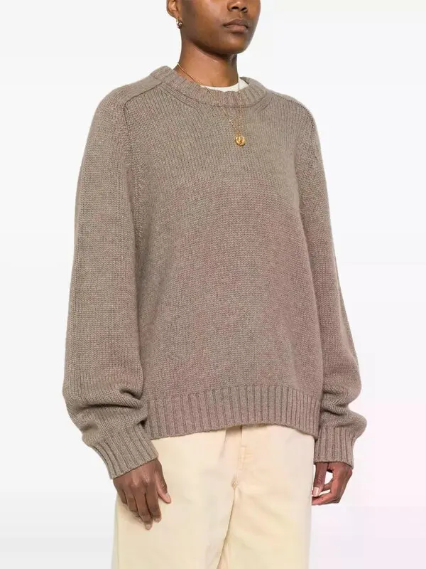 Khaite Mae Long-sleeve Sweater - Neutrals