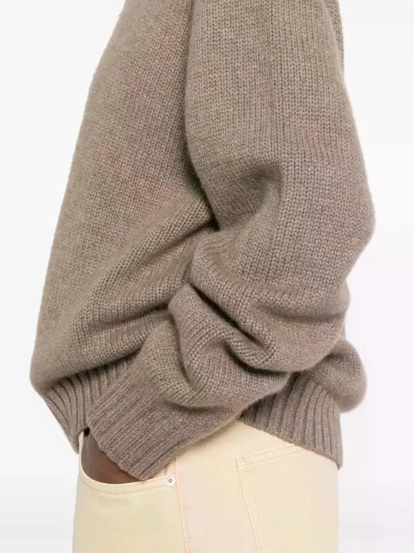 Khaite Mae Long-sleeve Sweater - Neutrals