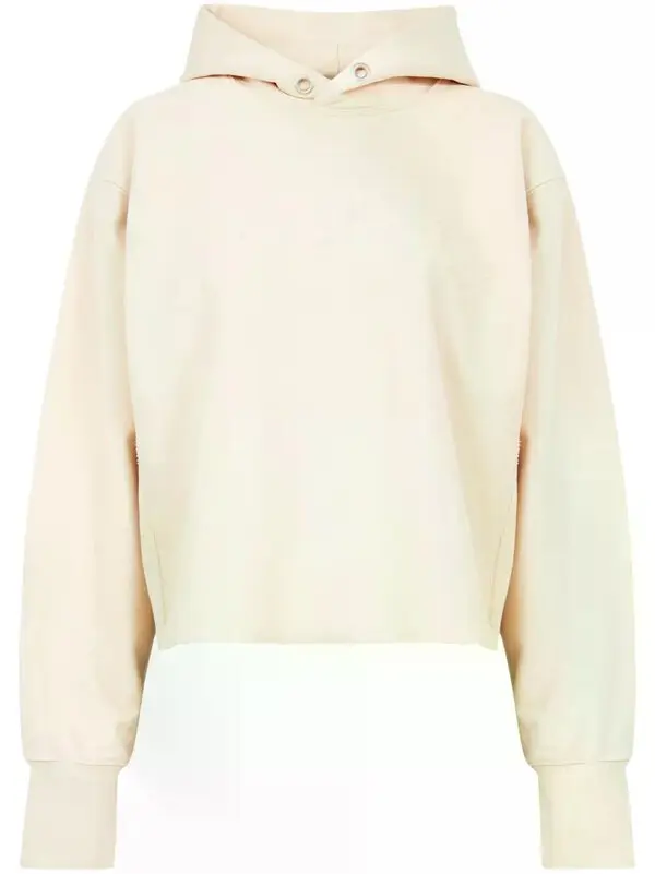 MAISON MARGIELA Logo Embroidered Cotton Hoodie