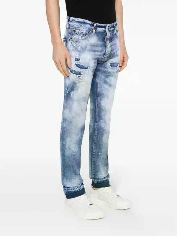Dsquared2 Light Everglades Patch-detail Jeans