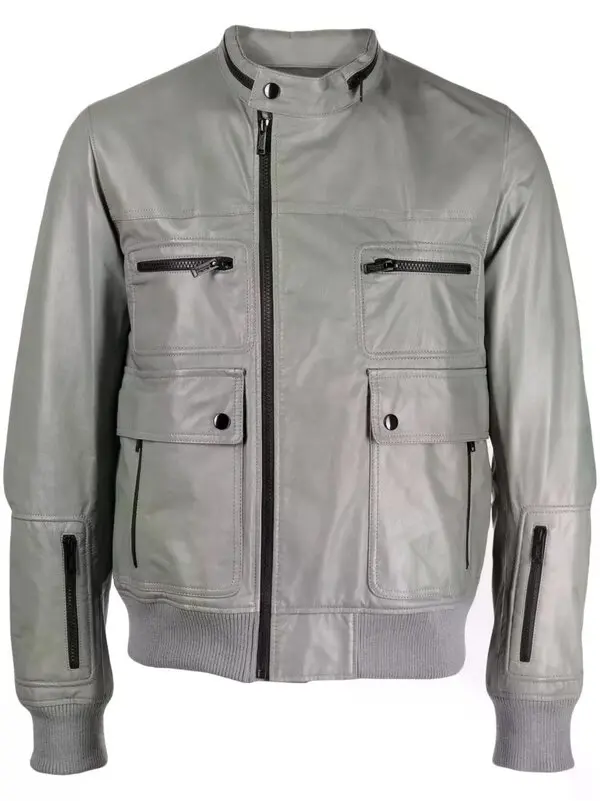 Undercover Zip-up Biker Jacket