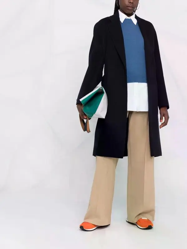 10 CORSO COMO Belted Single-breasted Wool Coat