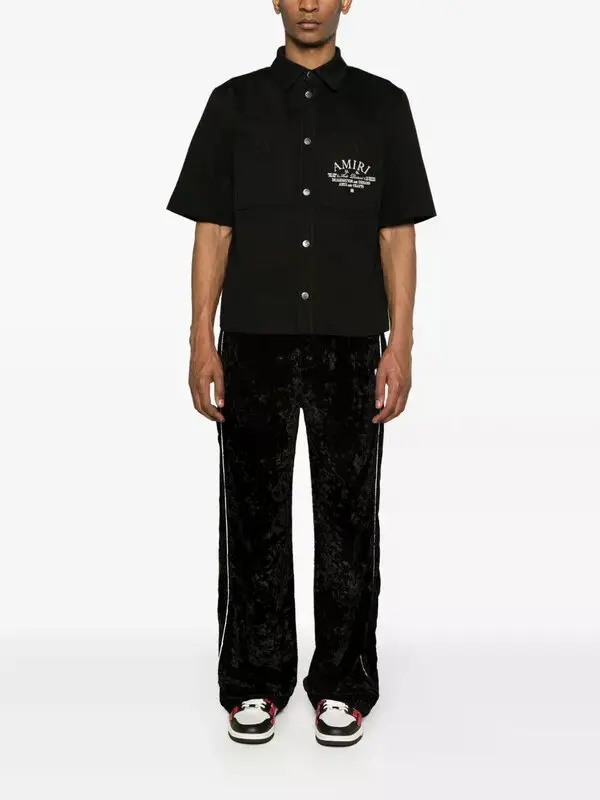 Amiri Crushed Velvet Track Pants