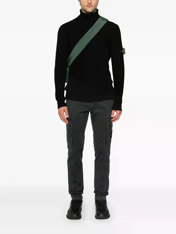 Stone Island Wool Roll Neck Jumper