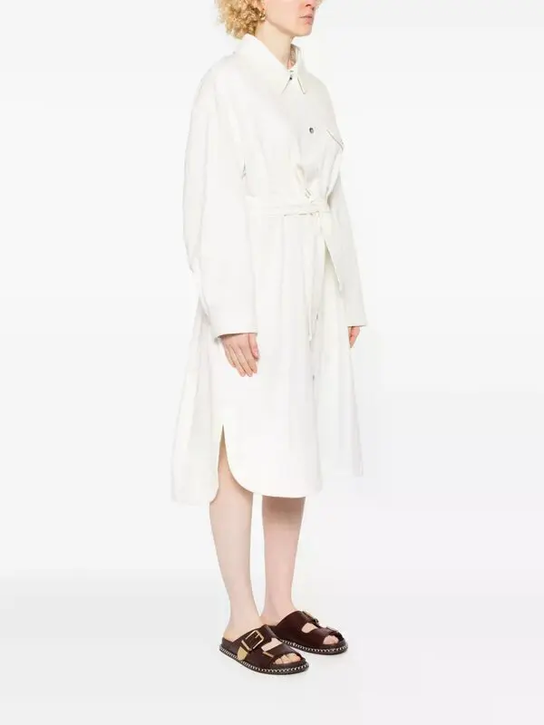 YVES SALOMON Denim Midi Dress