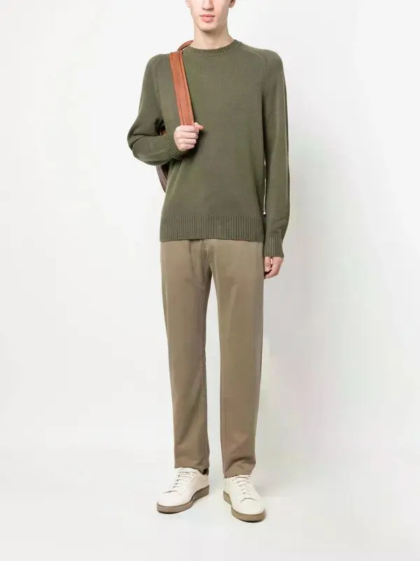 Jacob Cohen Straight-leg Twill Trousers - Neutrals