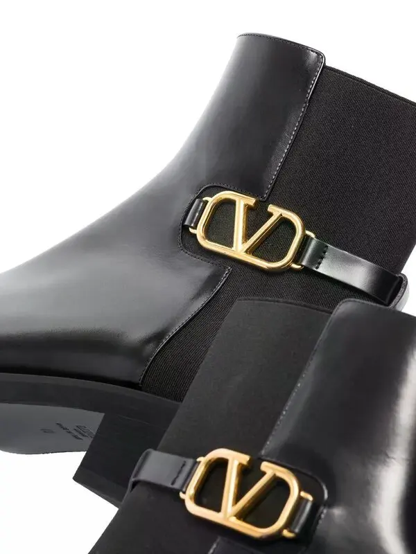 Valentino Garavani 30mm Vlogo Signature Ankle Boots