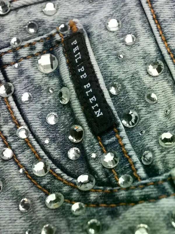 Philipp Plein Embellished Skinny Jeans