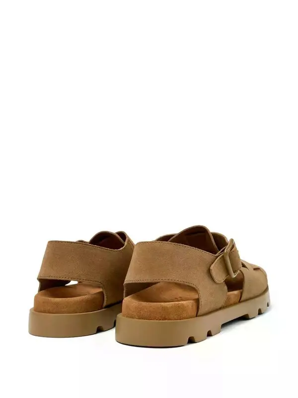 Camper Brutus Buckled Suede Sandals