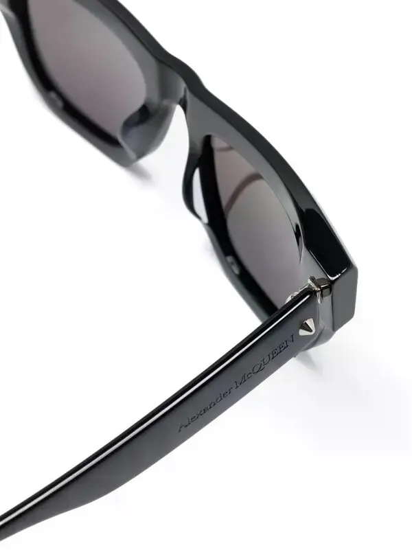 Alexander McQueen Tinted Square-frame Sunglasses - Black