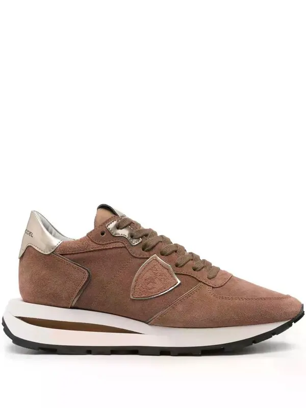 Philippe Model Tropez Haute Sneakers - Brown