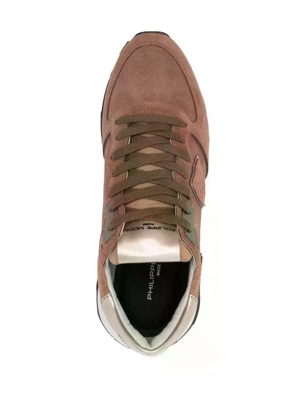 Philippe Model Tropez Haute Sneakers - Brown