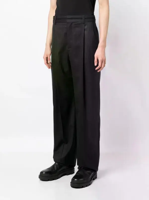 FERRARI Tailored Virgin Wool Trousers