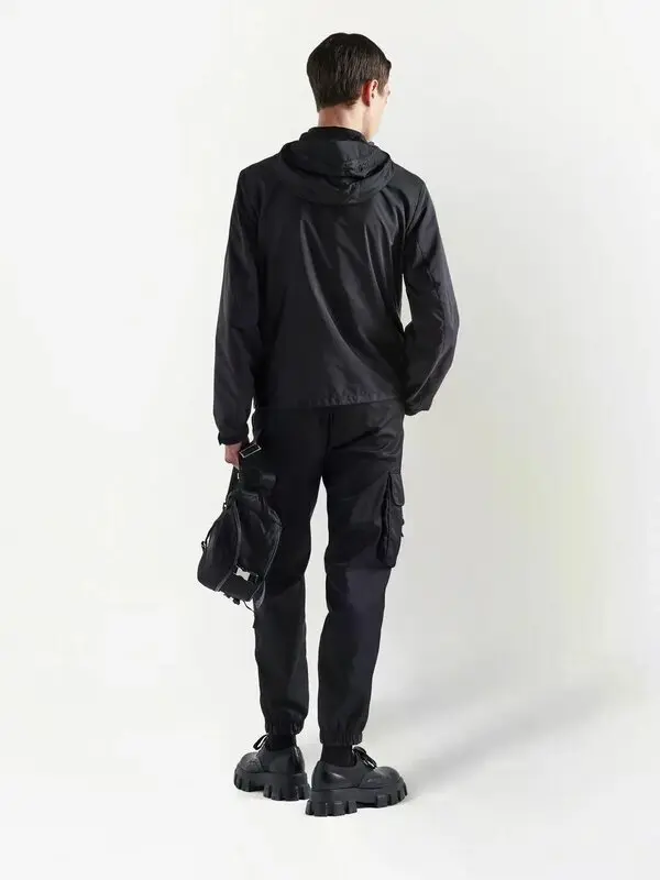 Prada Re-nylon Hooded Jacket - Black