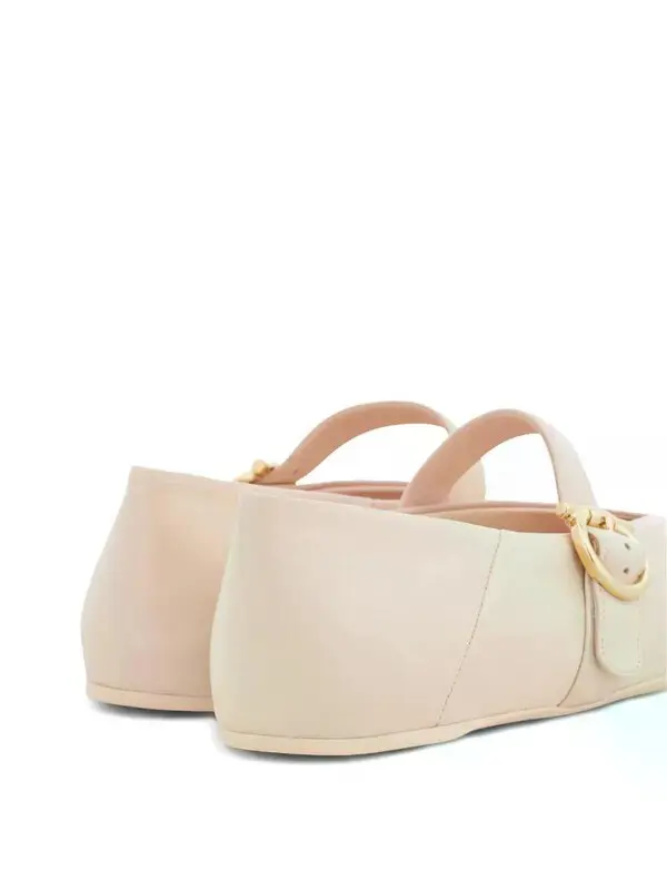 FERRAGAMO Gancini Buckle Ballet Flats