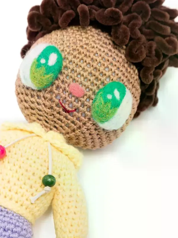 Mira Mikati Crochet-design Doll - Multicolour