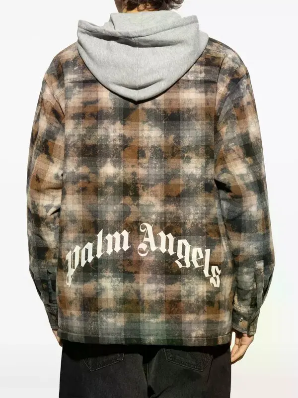 Palm Angels Check-pattern Shirt Jacket