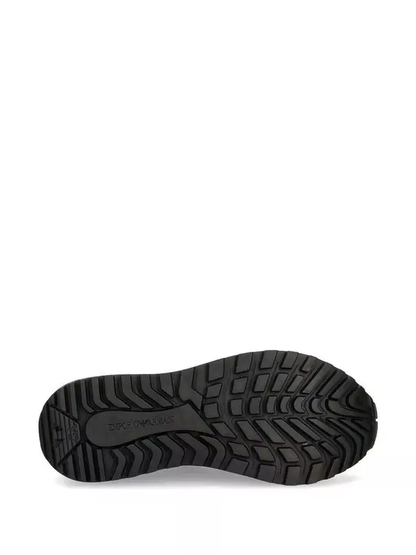 Emporio Armani Logo Plaque Lace-up Sneakers