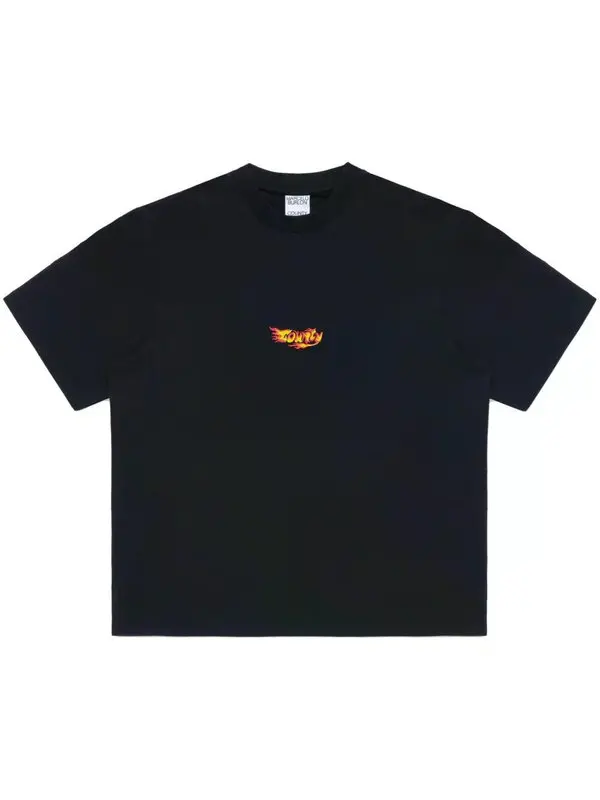 COUNTY OF MILAN County Flame T-shirt - Black