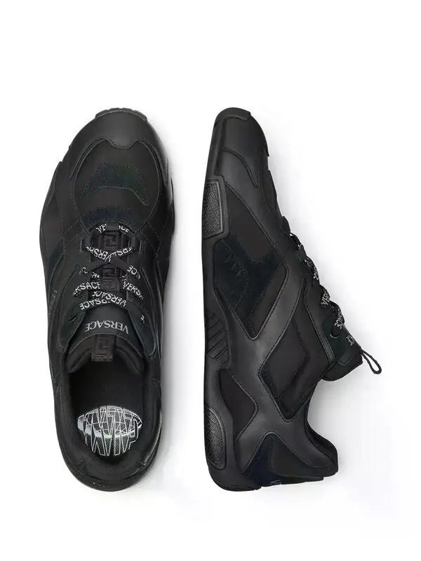 Versace Galaxia Lace-up Sneakers - Black
