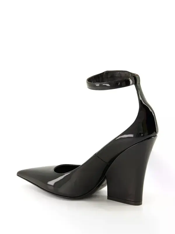 Valentino Garavani 105mm Calf Leather Ankle-strap Pumps