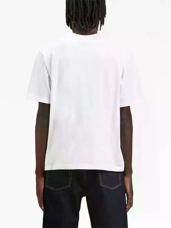 Palm Angels Embroidered-logo Crew-neck T-shirt