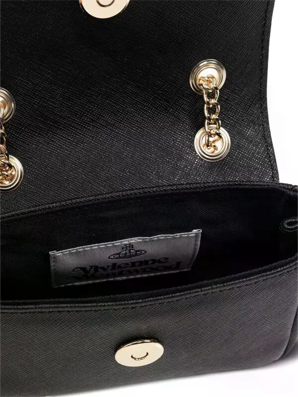 VIVIENNE WESTWOOD Victoria Leather Shoulder Bag
