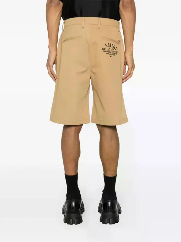 Amiri Arts District Wide Leg Chino Shorts