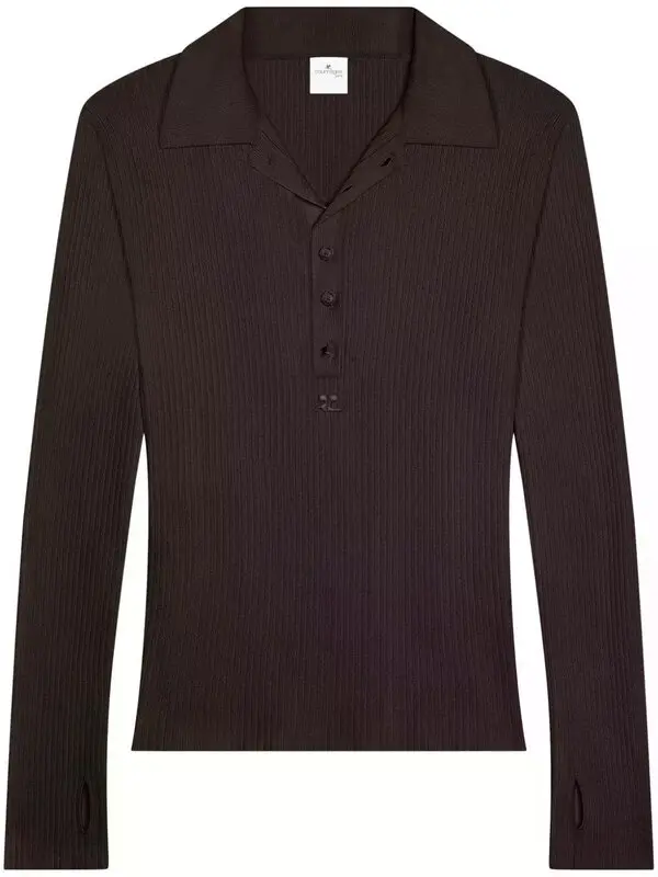 COURREGES Cootn-wool Blend Polo