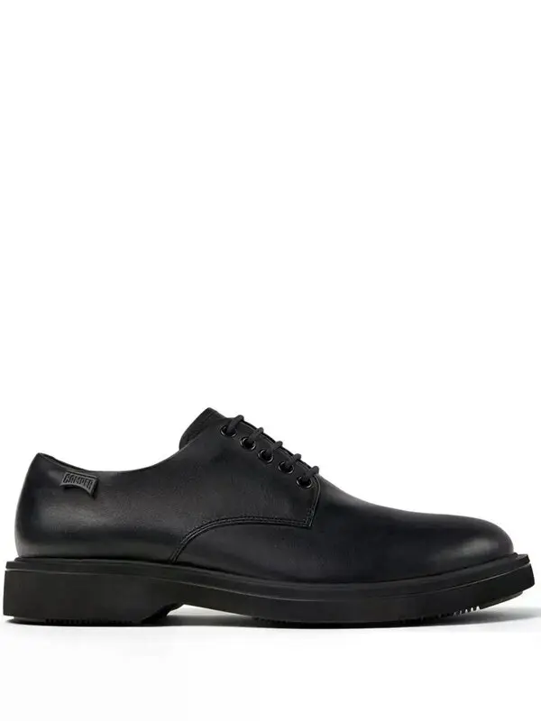 Camper Norman Leather Derby Shoes - Black