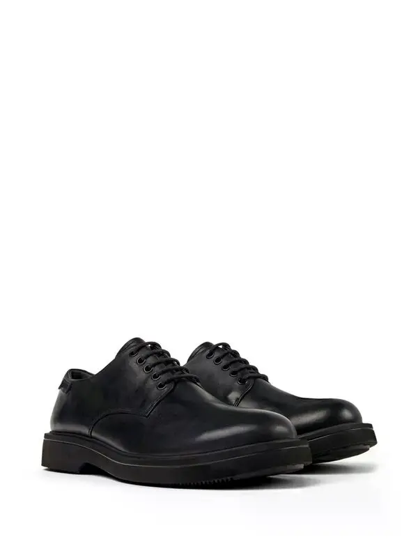 Camper Norman Leather Derby Shoes - Black