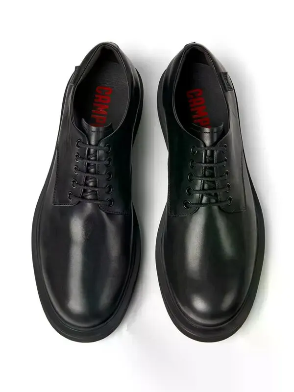 Camper Norman Leather Derby Shoes - Black