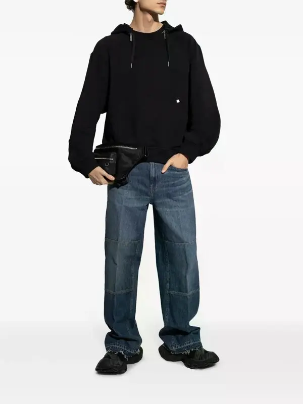 Helmut Lang Straight Leg Jeans With Button And Zip Fastening