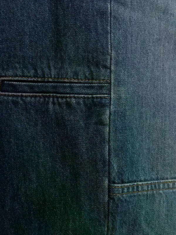 Helmut Lang Straight Leg Jeans With Button And Zip Fastening